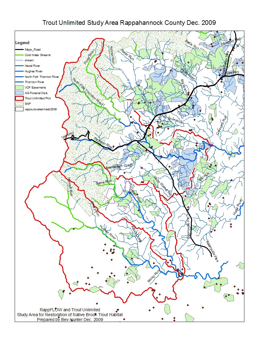 Rappahannock County: Native Trout Restoration